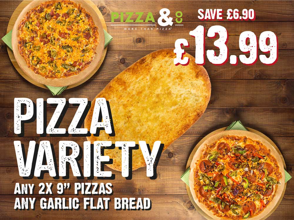 Pizza Variety Deal – Pizza n co